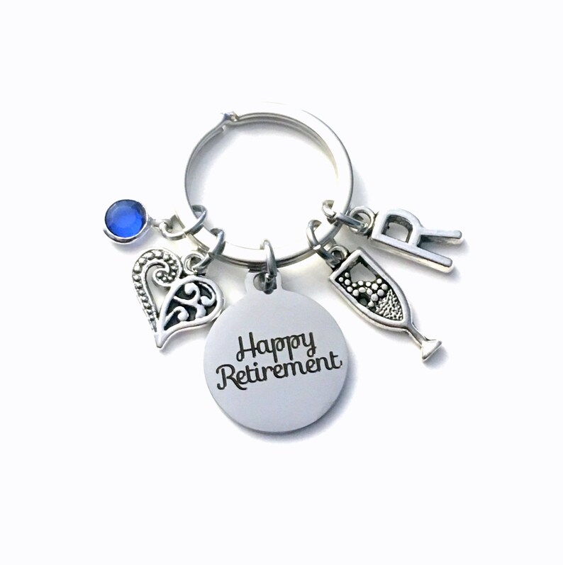 Happy Retirement Keychain Retired Gift for Her Key Chain - Etsy
