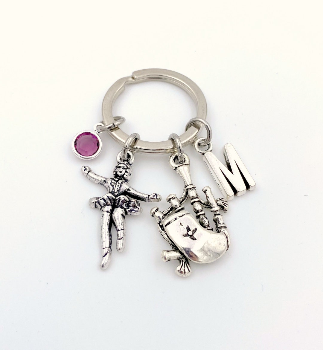 Scottish Dancer Keychain, Irish Key Chain, Stepdance Keyring, Highland ...