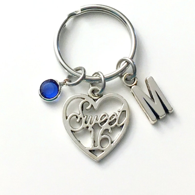 Sweet Sixteen Keychain - Etsy
