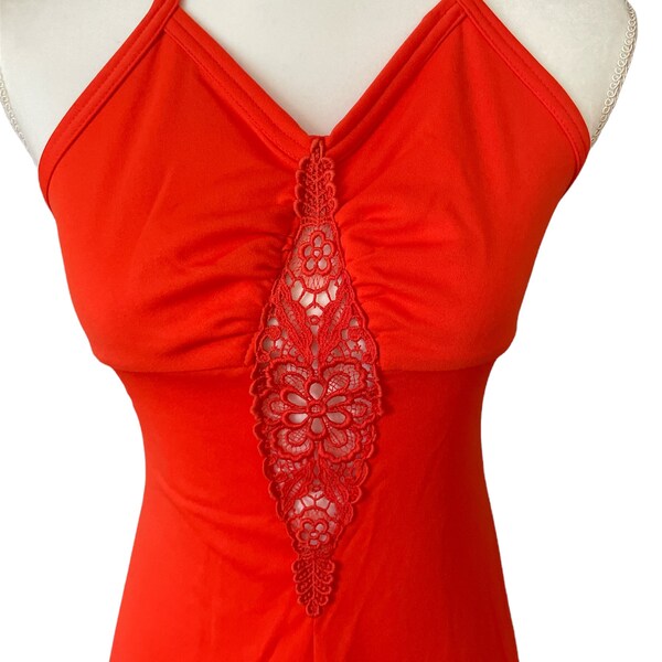 Red Halter Dress - Etsy