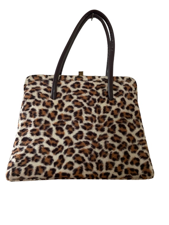 leopard print fur purses - Gem