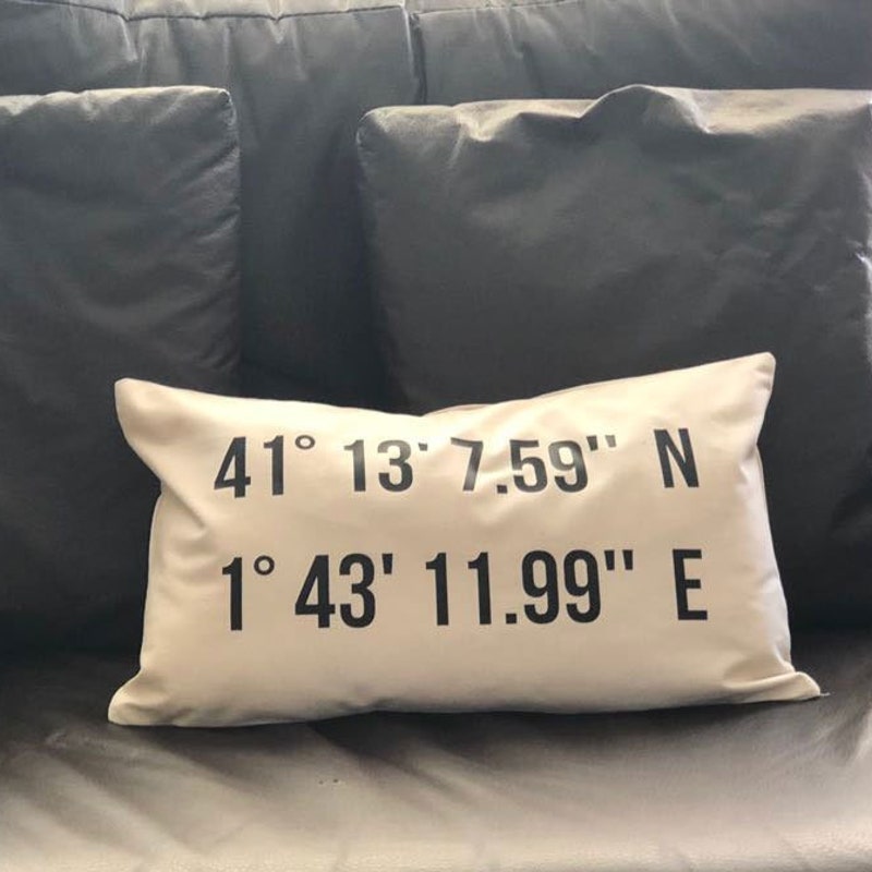 Longitude Pillow - Etsy