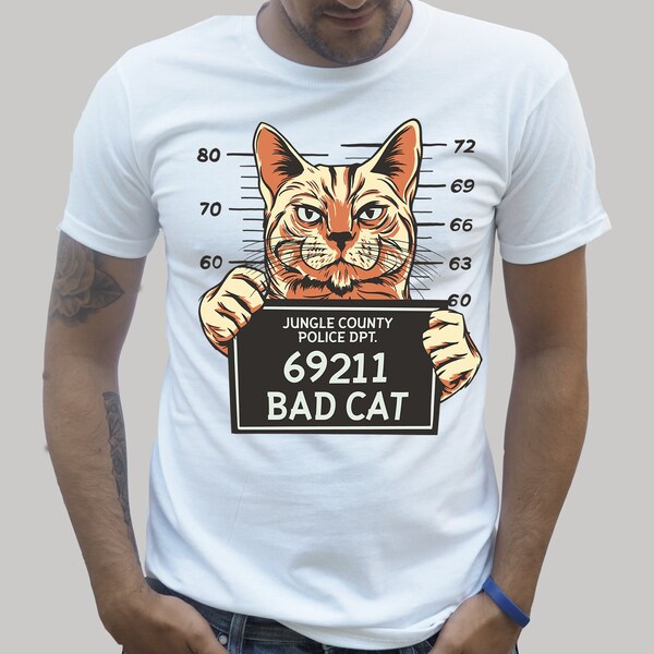 Funny Cat Tshirt - Etsy