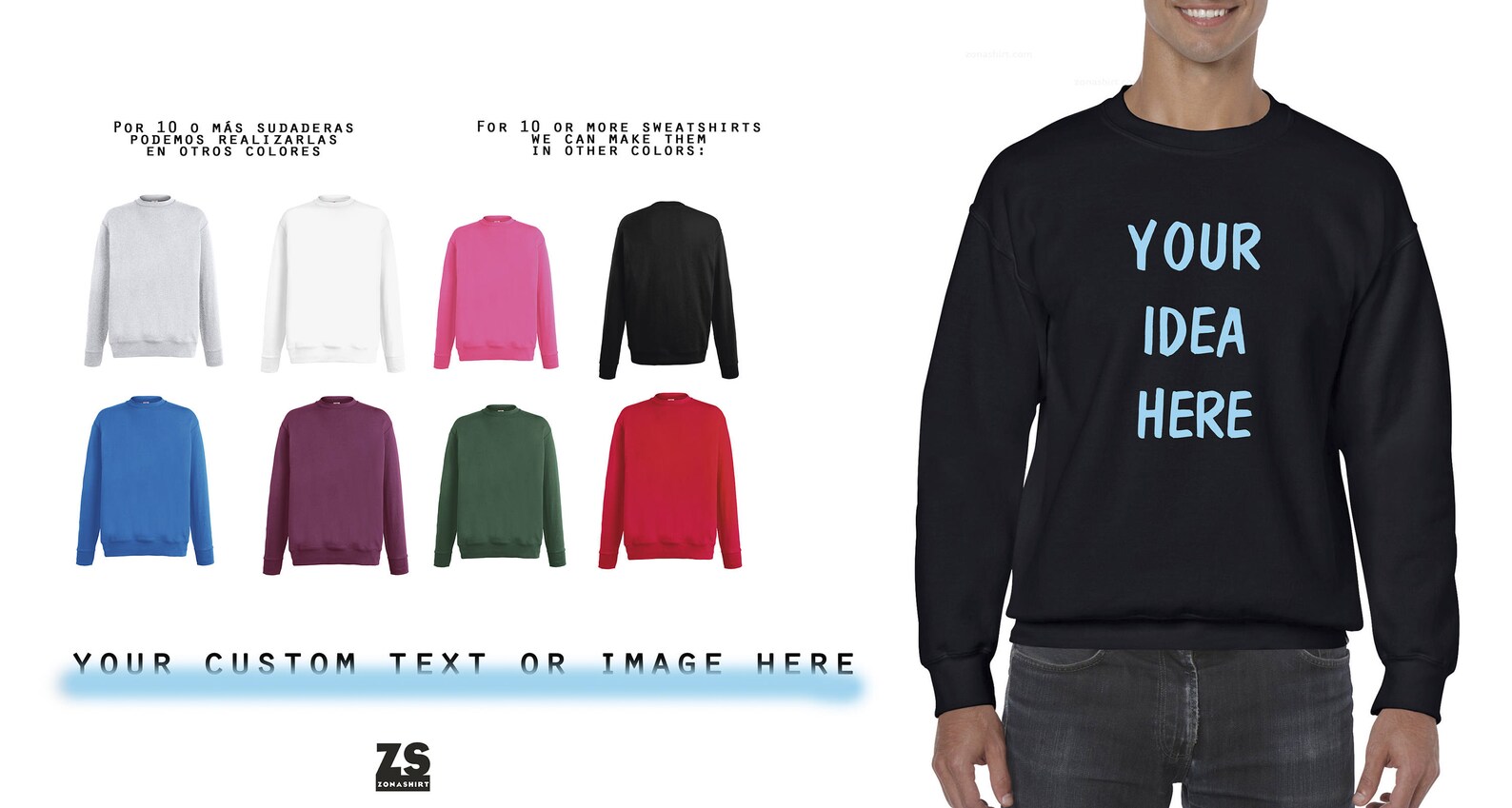 Customized Sweatshirt Sweat for Groups Team Sweatshirts - Etsy