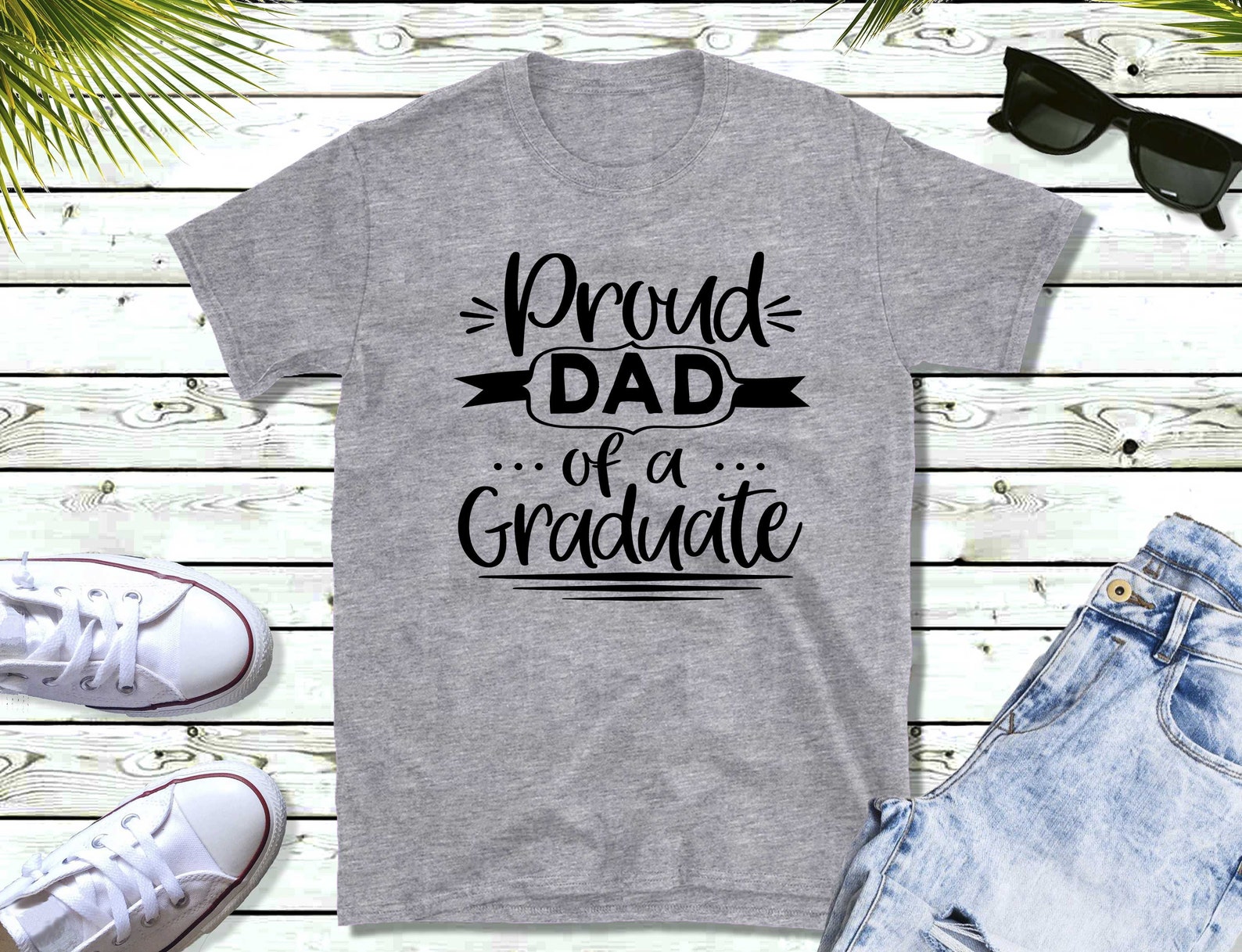 Proud Dad of a Graduate Father of Graduat Graduation Shirt - Etsy
