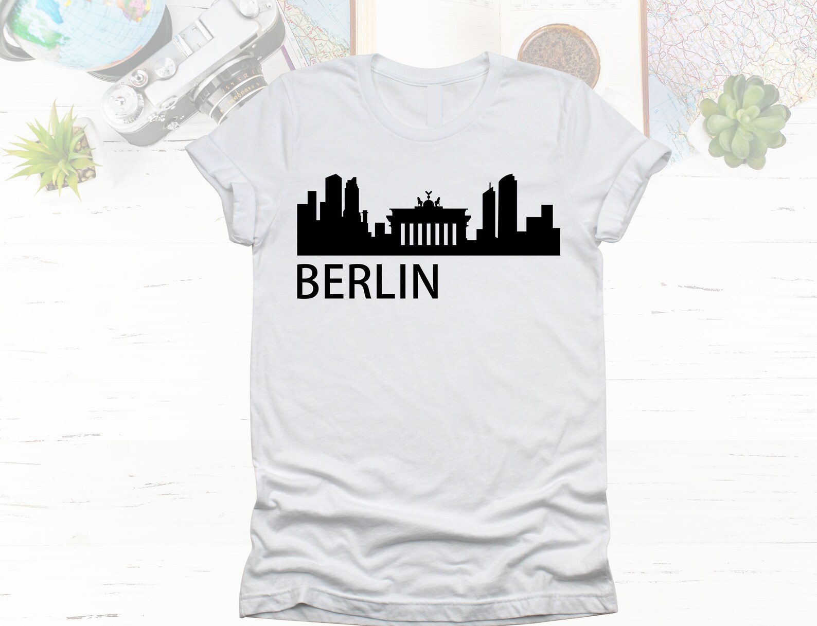 Berlin T-shirt Berlin Skyline Shirt Germany Souvenir - Etsy