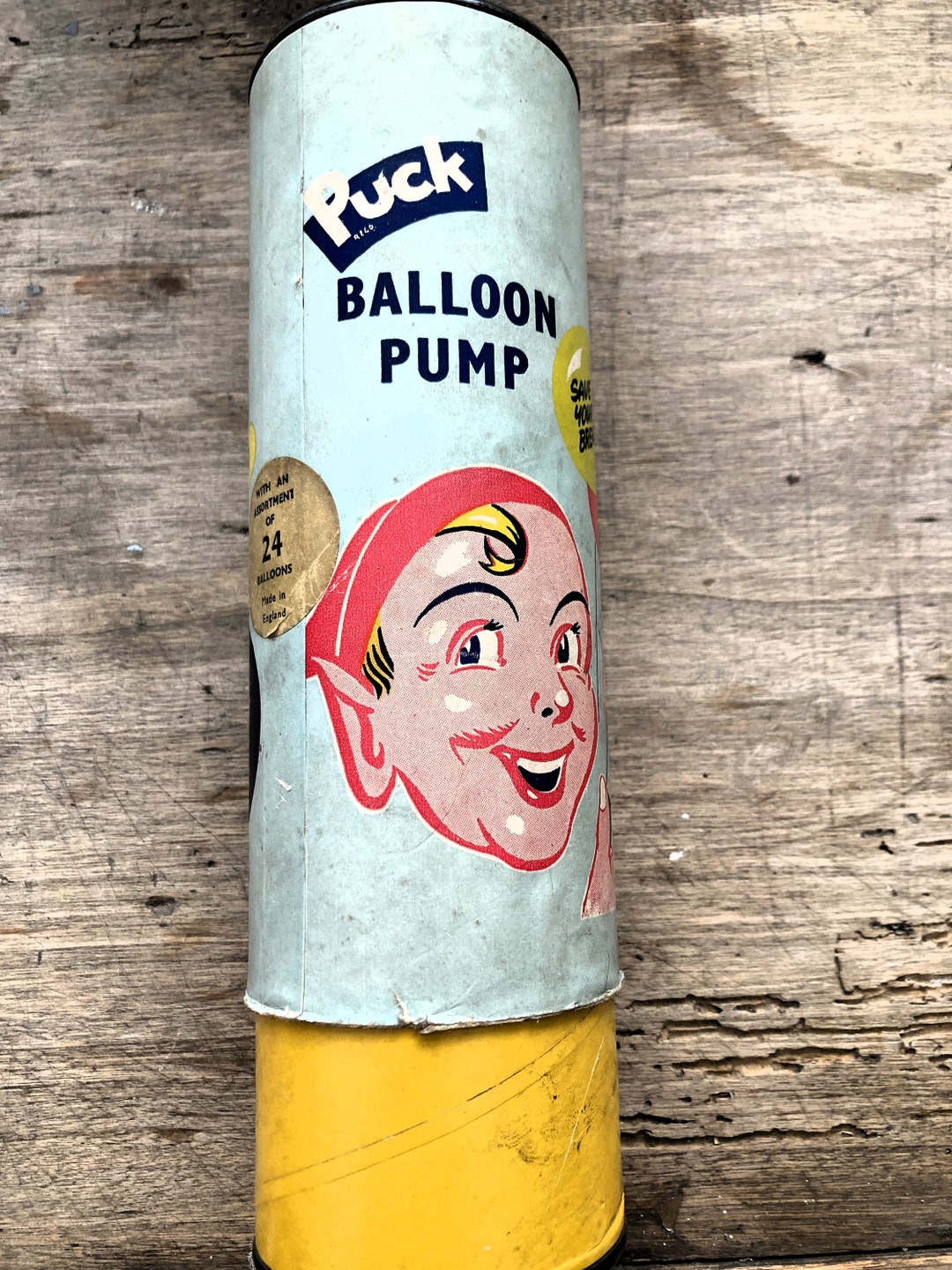 Vintage Puck Balloon Pump: Retro Party Decor, 1950s - Etsy UK