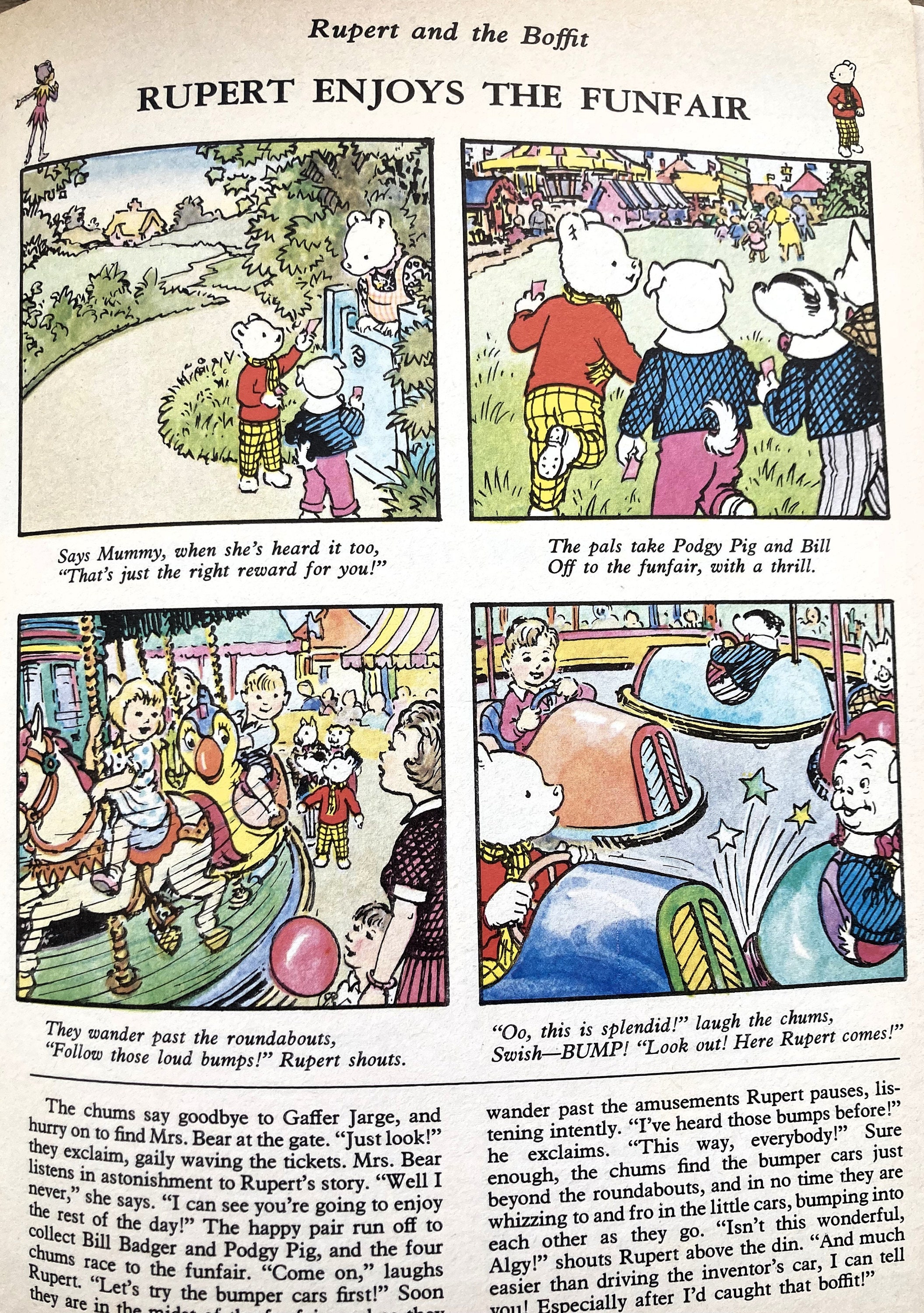 Rupert Bear Vintage Rupert Rupert Annual 70s Rupert Bear - Etsy UK