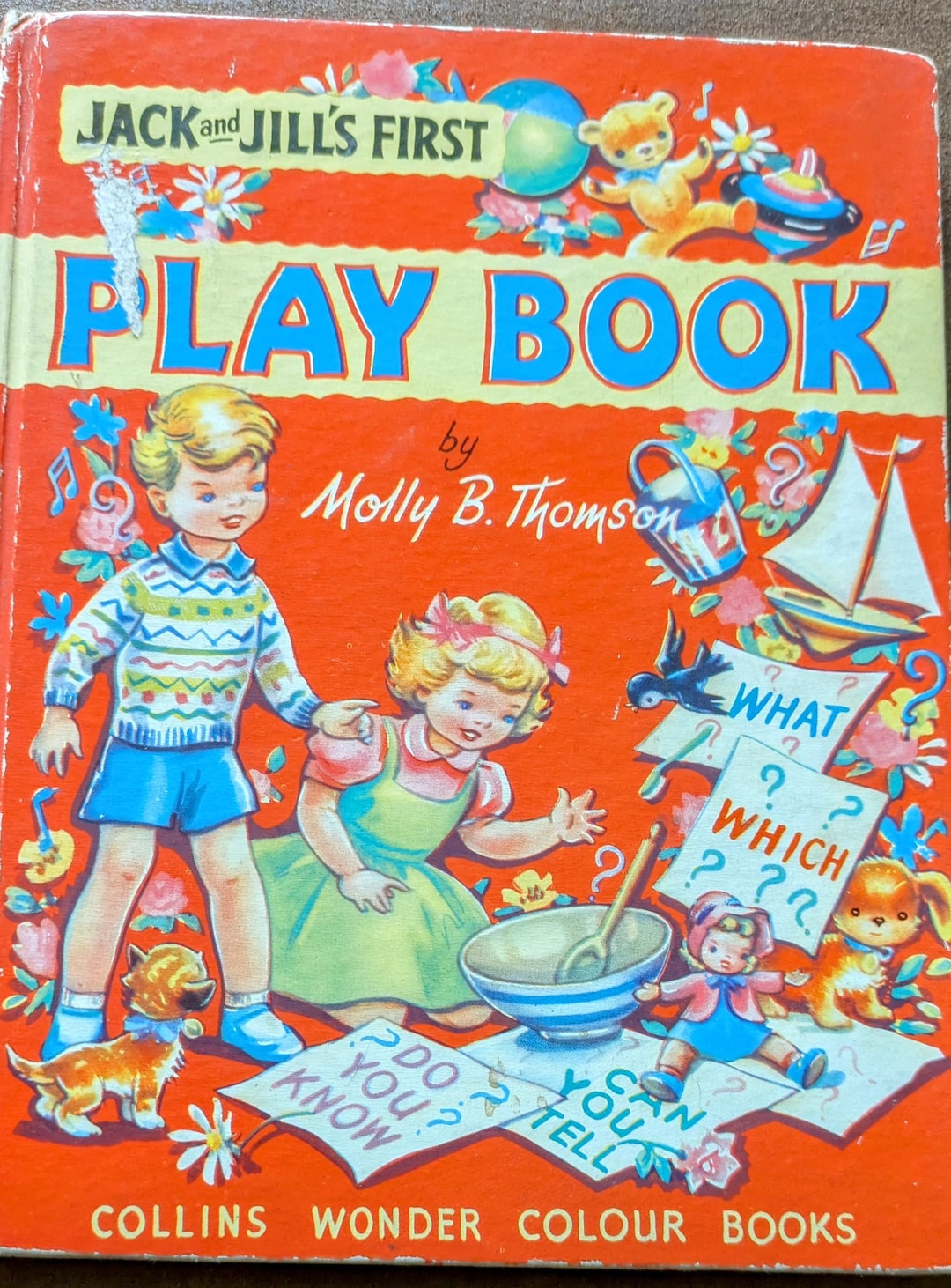 Jack and Jill, Playbook, Mid Century, Children's Book, Nostalgic Book ...