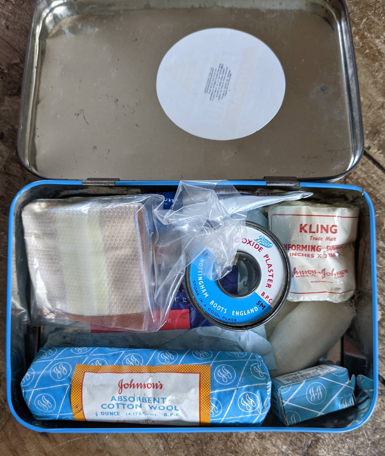 Medicine Box Vintage Medical Kit First Aid Tin Johnson and - Etsy UK