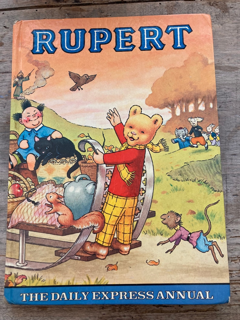 Vintage Rupert Bear Annual: 1978 Illustrated Christmas Book - Etsy