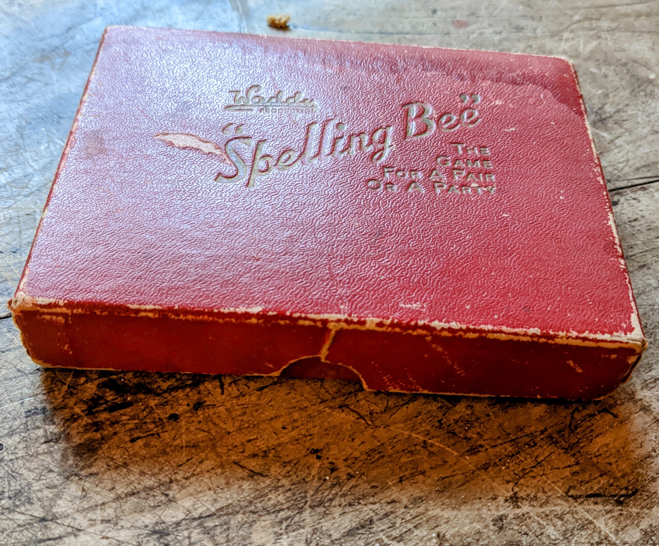 Vintage Spelling Bee Game by Waddys: Letter Card Puzzle - Etsy