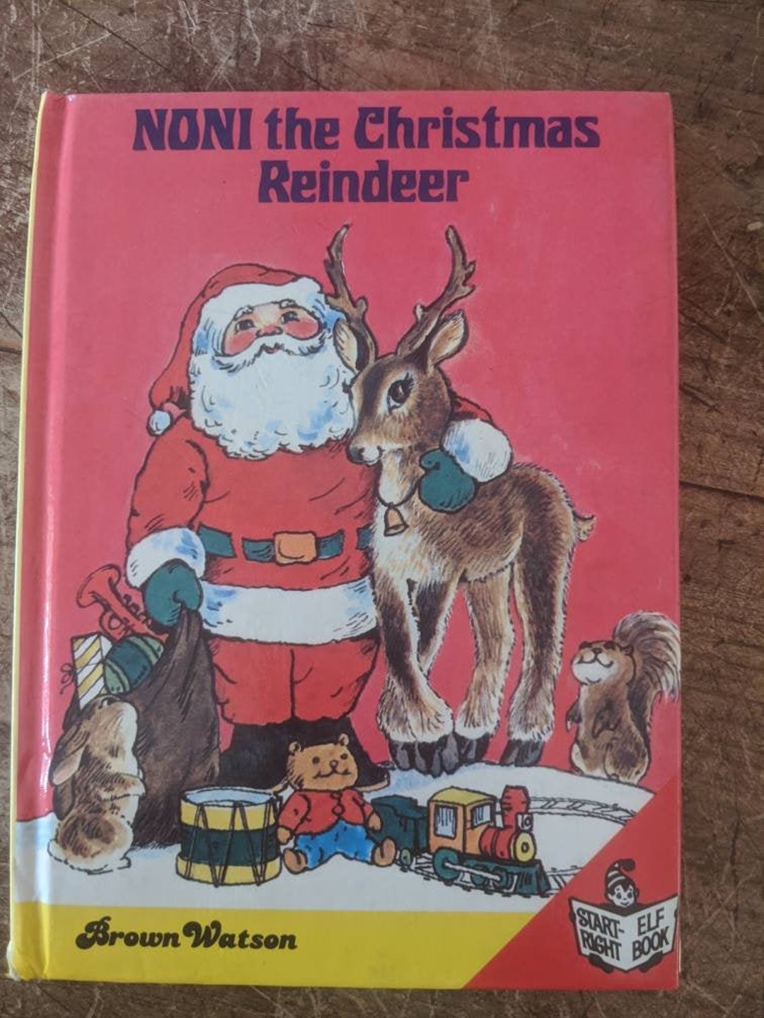 Noni the Christmas Reindeer Book, 1980s Vintage Daphne Hogstrom - Etsy