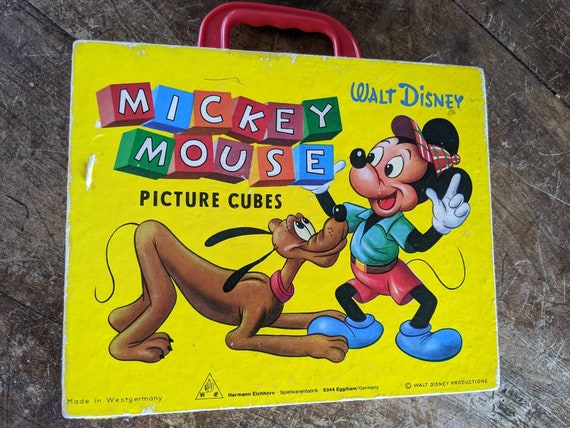 Vintage Mickey Mouse Mickey Mouse Cubes 60s Disney Disney | Etsy