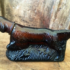 Vintage Avon Avon Perfume Gun Dog Bottle Brown Glass Dog - Etsy