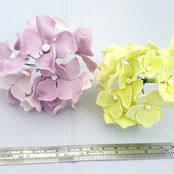 Fondant Hydrangea - Etsy
