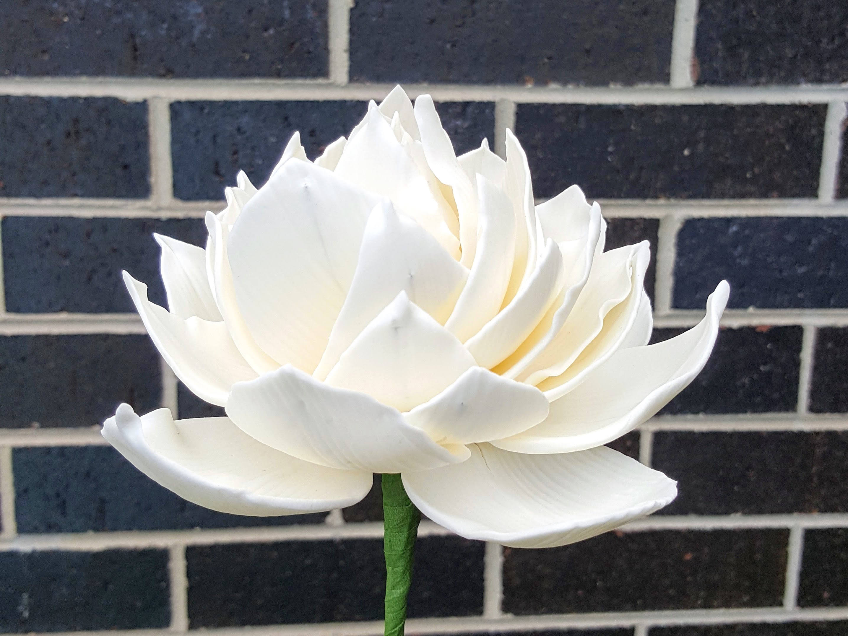 Large Sugar Water Lily Cake Topper the Victoria | Etsy