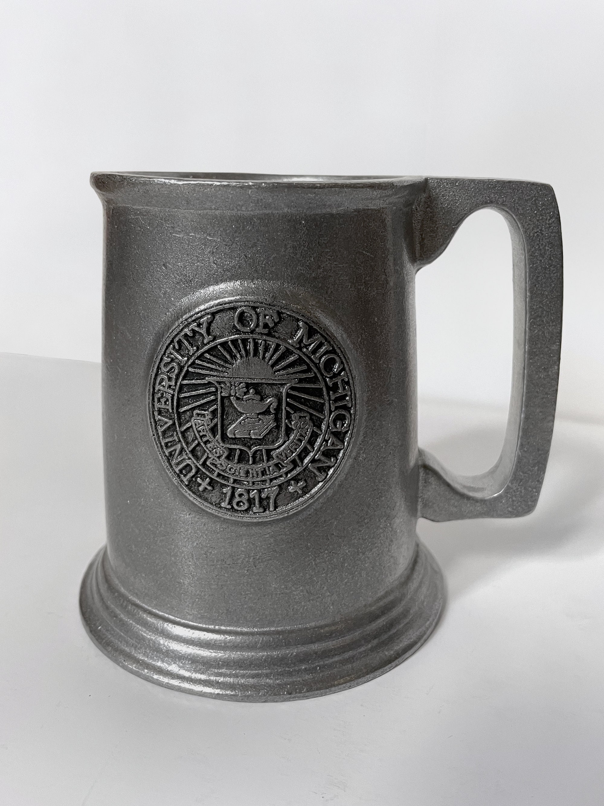 Vintage Pewter Armetale Stein/mug/tankard. University of Michigan ...