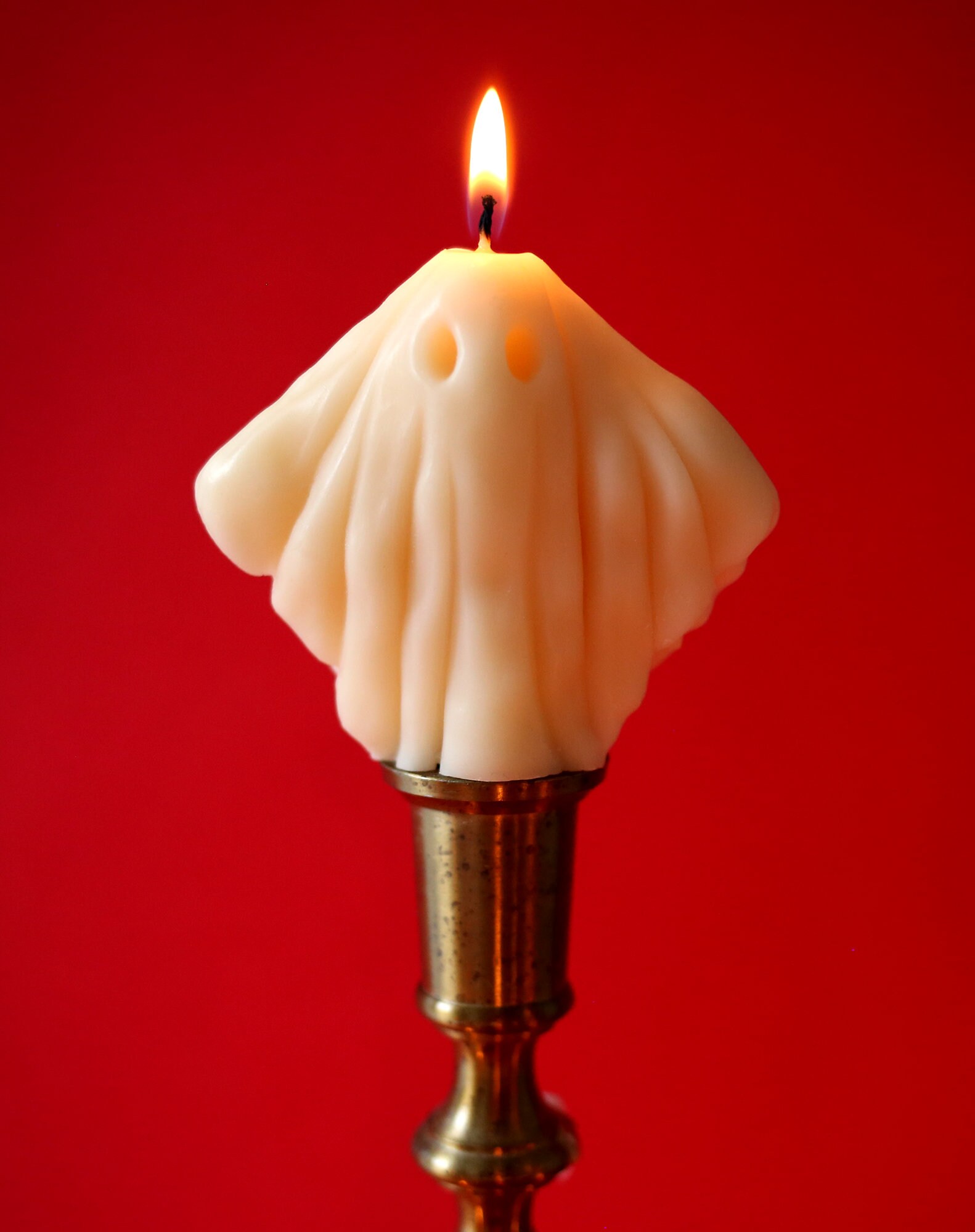 Ghost Candle. Unscented. Halloween/fall Home Décor. Original Mold ...