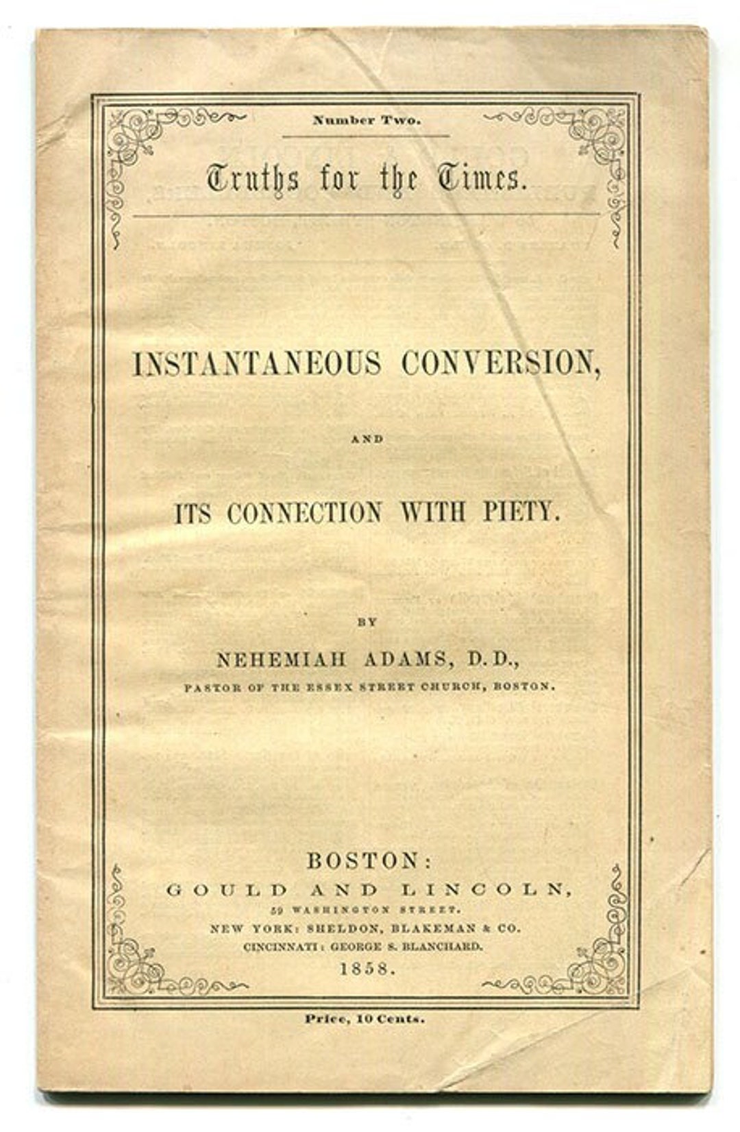 Instantaneous Conversion and Its Connection With Piety truths for the ...