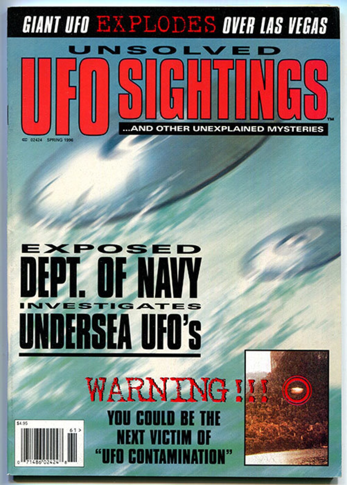 Unsolved UFO Sightings and Other Unexplained Mysteries 4 Issues: Spring ...