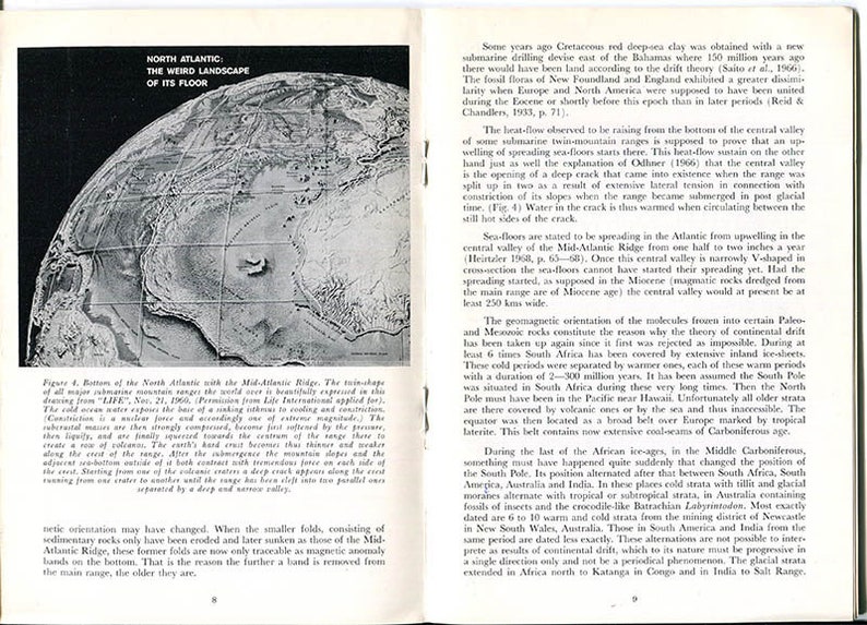 An Alternative to Continental Drift by Rene Malaise 1972 1st Ed Science ...