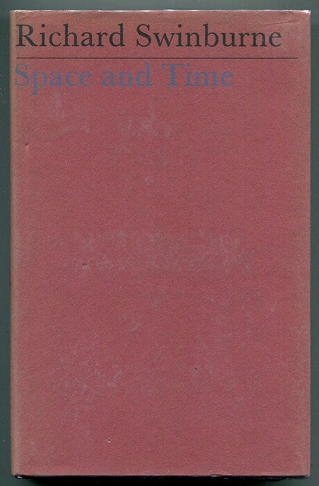 Space and Time by Richard Swinburne 1968 1st Ed Philosophy Physics ...