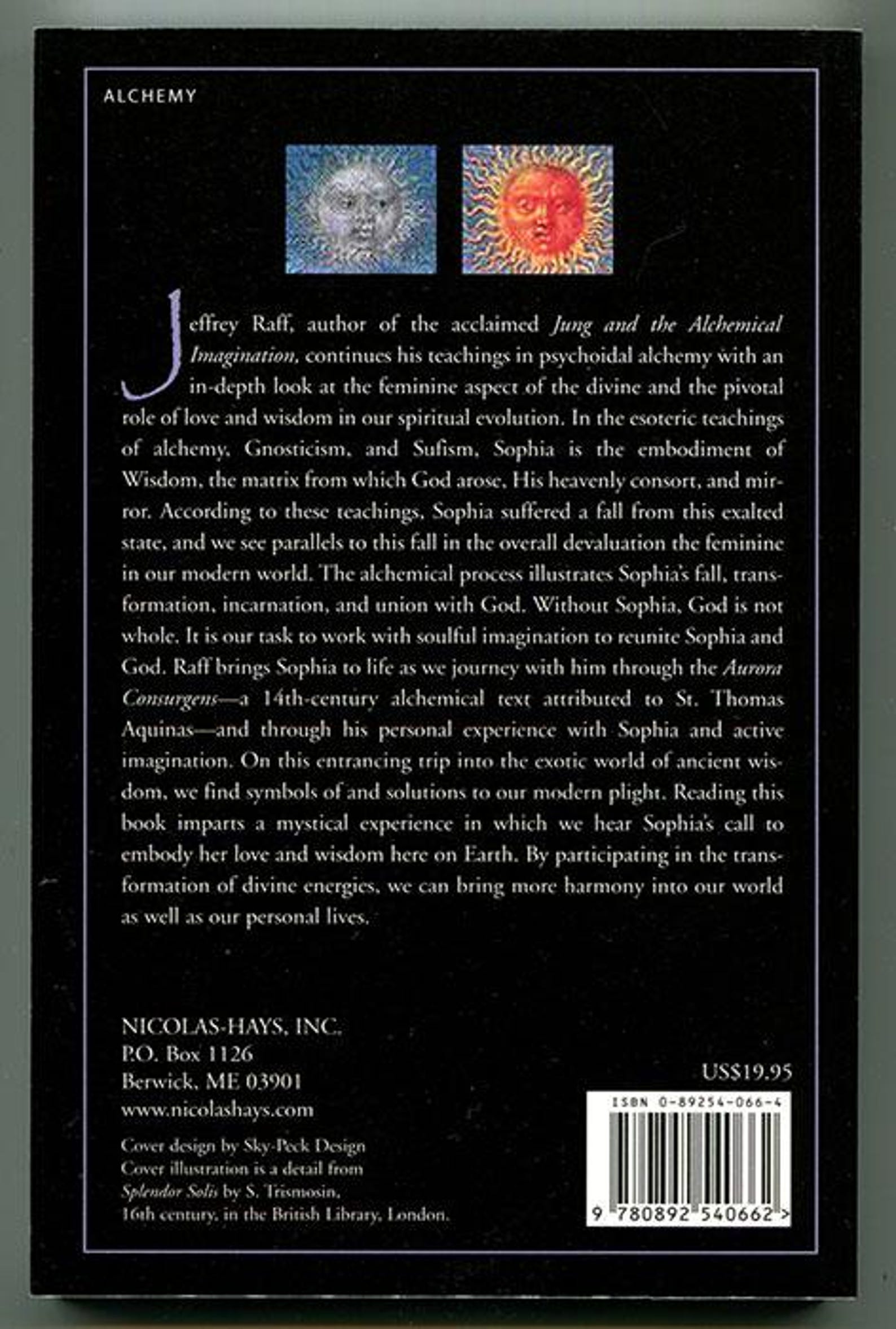 The Wedding of Sophia: the Divine Feminine in Psychoidal Alchemy by ...