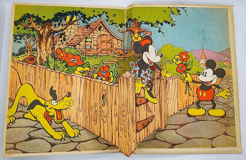 The Pop-up Minnie Mouse by Walt Disney Studios 1933 1st Ed Children ...