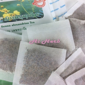 20 Teabags Senna Alexandrina Leaf Pod Organic Herb Herbal Tea Powder ...