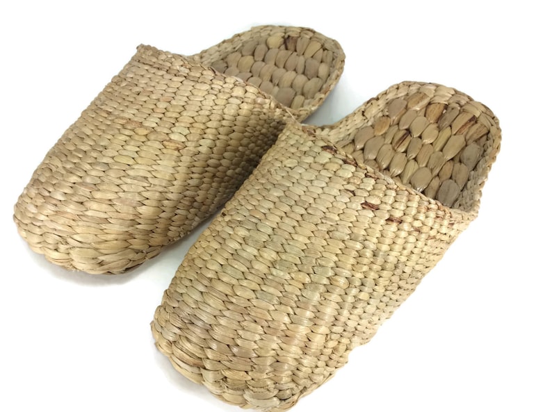 Wicker Shoes Handmade Water Hyacinth Straw - Etsy