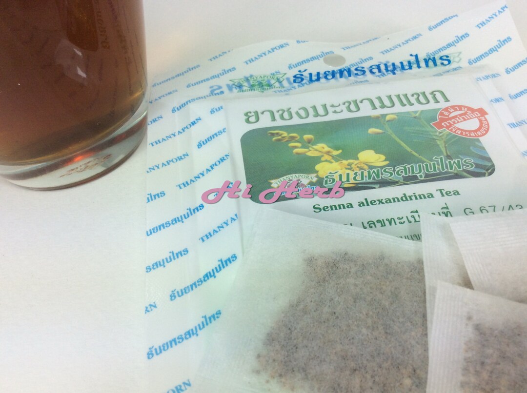 20 Teabags Senna Alexandrina Leaf Pod Organic Herb Herbal Tea Powder ...