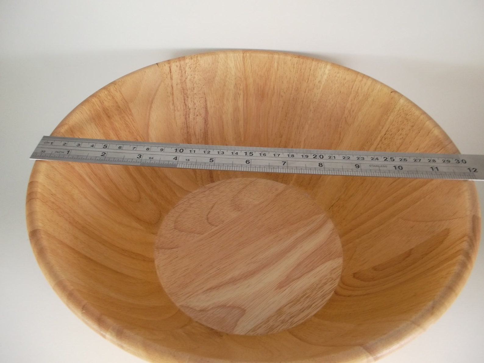 12 Inches Large King Size Salad Bowl Handmade Wooden Utensil | Etsy