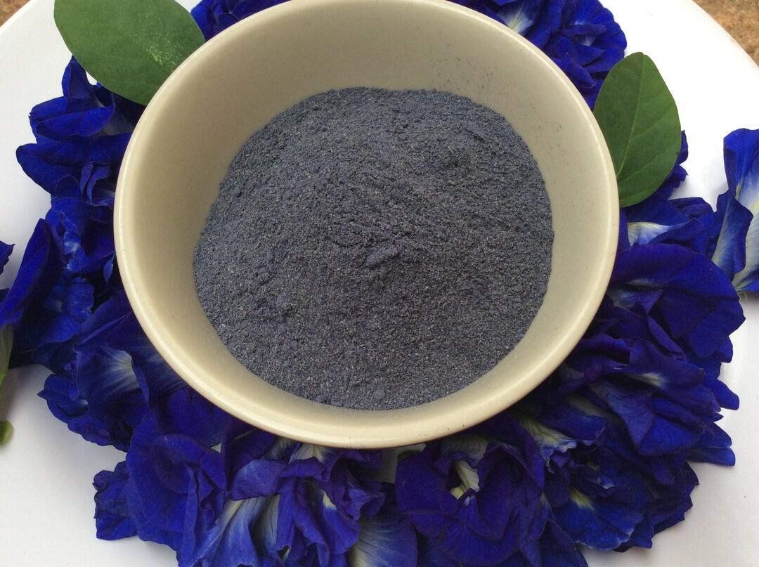 100 Grams Butterfly Pea Powder Organic Blue Tea Natural Color for Cake ...