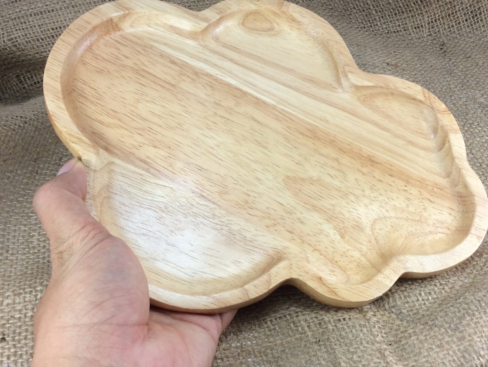 Cloud Shape Tray Food Tray Kids Kid Wooden Utensil Natural | Etsy