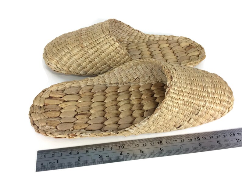 Wicker Shoes Handmade Water Hyacinth Straw - Etsy