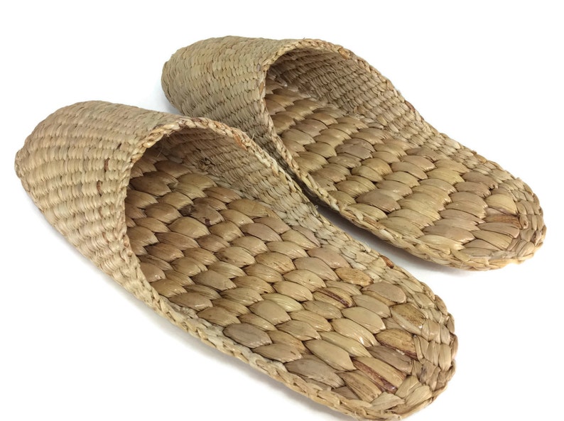 Wicker Shoes Handmade Water Hyacinth Straw - Etsy