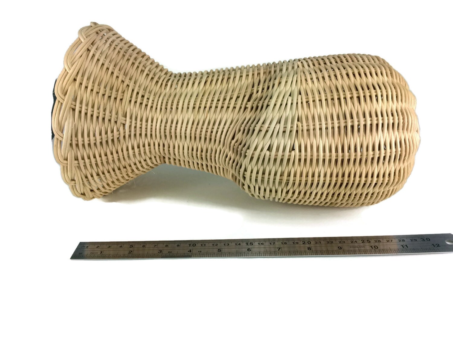 Mannequin Head Short Wicker Rattan Head Wig Stand Handcraft - Etsy