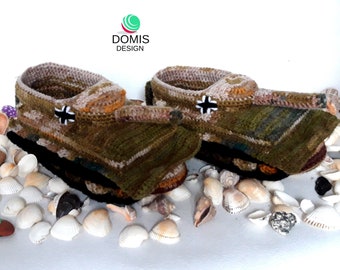 Tank Slippers | Etsy