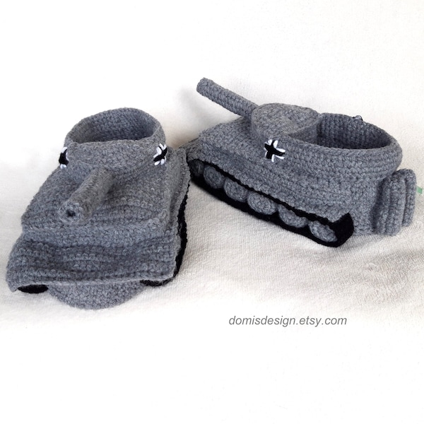 Tank Slippers - Etsy