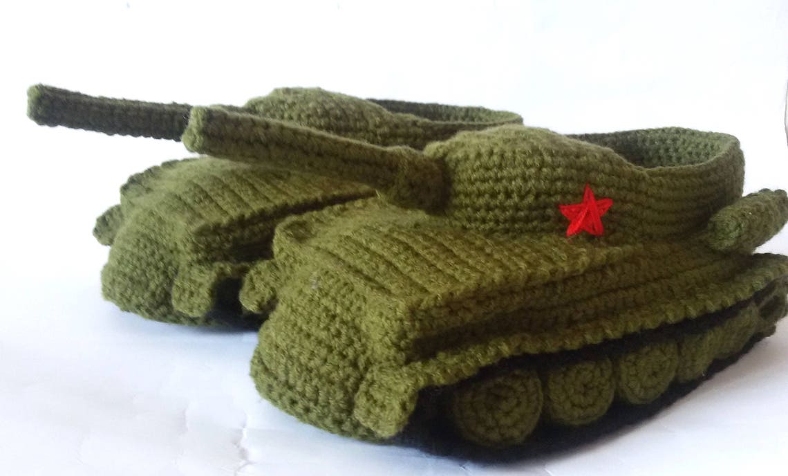 Tank Slippers T-34 Russian Tank Slippers Gift for Men - Etsy