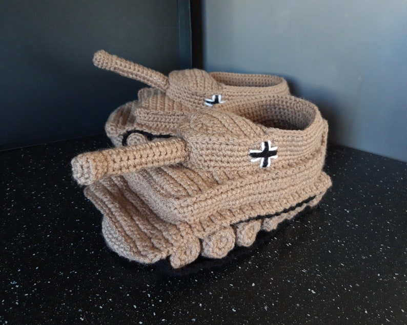Tank Slippers / German Tank Tiger Slippers in Light Beige Color / Gift ...