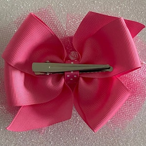 Hot Pink Sparkly Birthday Bow Hot Pink Confetti Bow Birthday Party Bow ...
