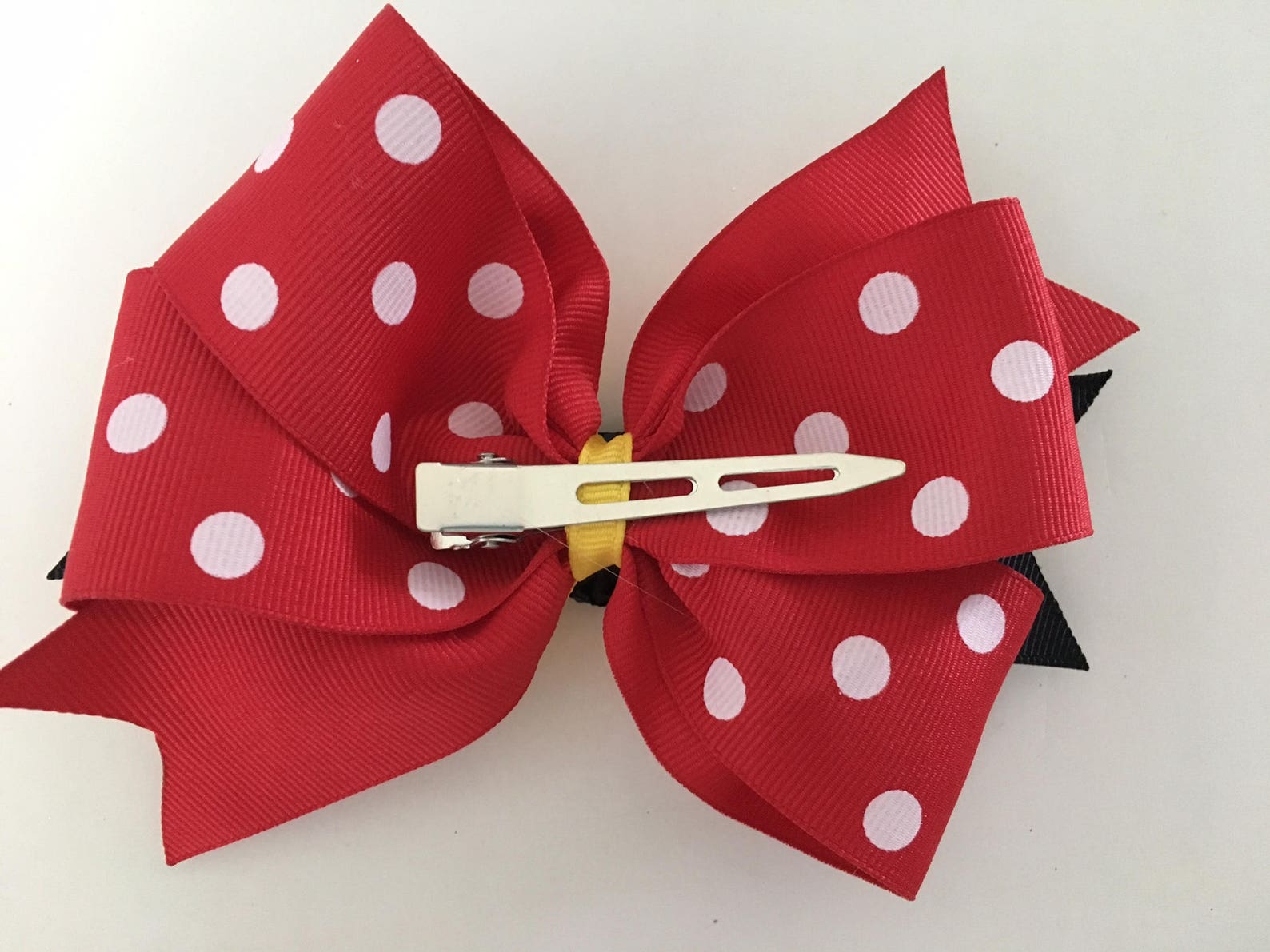 Minnie Mouse Hair Bow Mickey Mouse Bow Disney Minnie Bow Disney Mickey ...