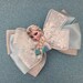 Frozen Hair Bow Elsa Hair Bow Frozen Bow With Sheer Snowflake Ribbon ...