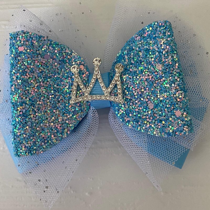 Cinderella Light Blue Bow - Etsy