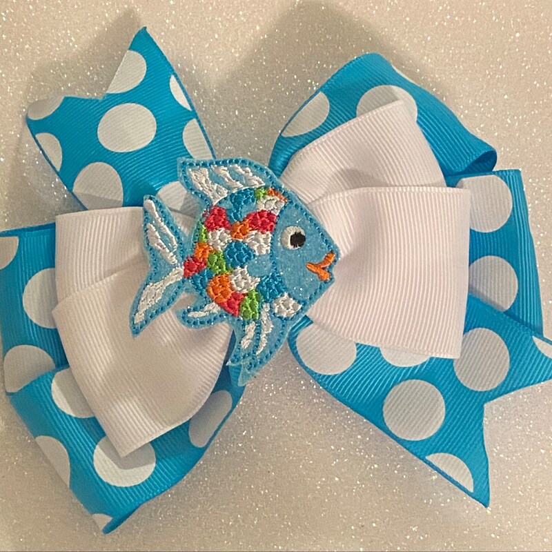 Fish Hair Bow - Etsy