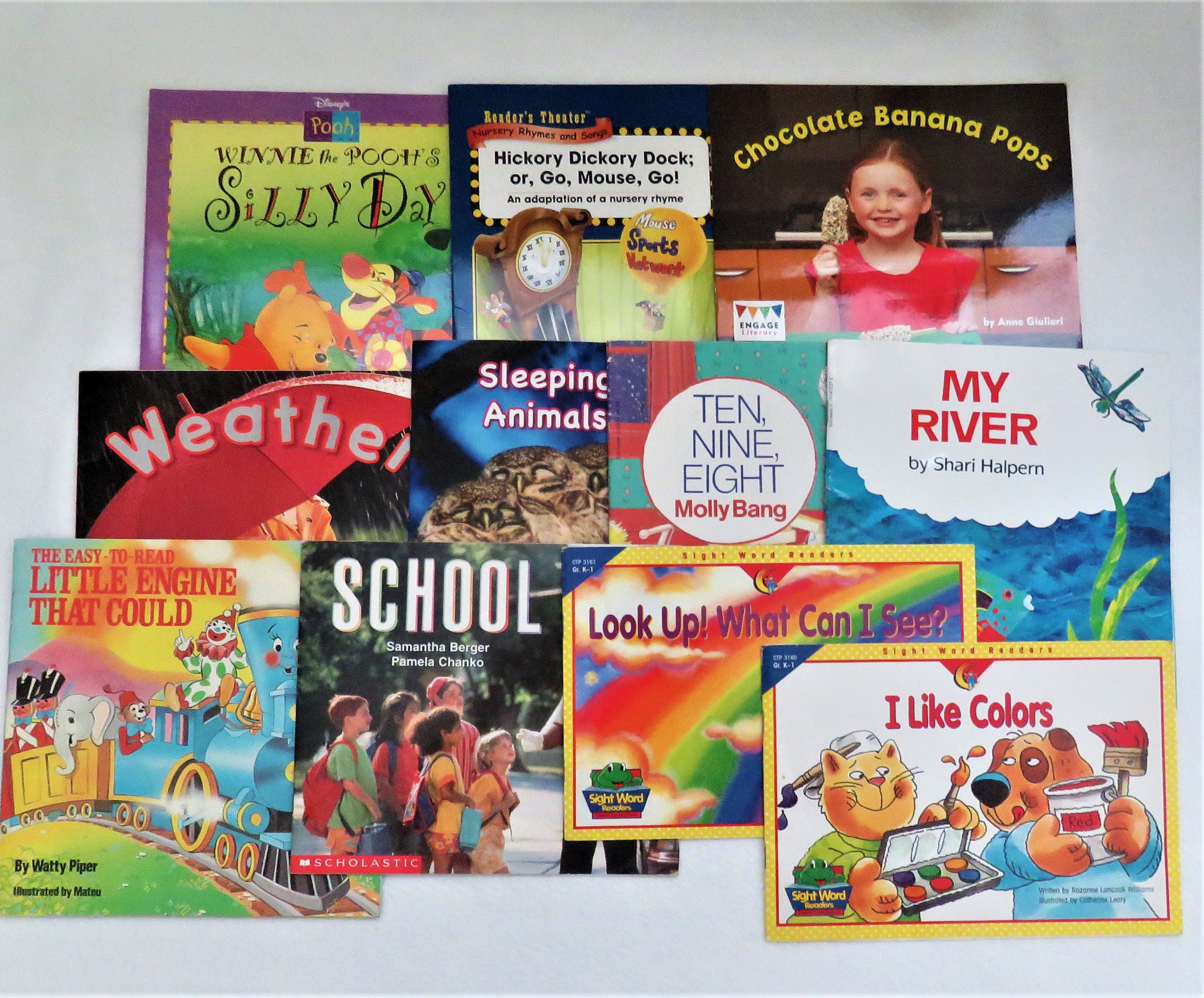 STORY/PICTURE Books for Pre-readers Set of 10 New Children's Early ...