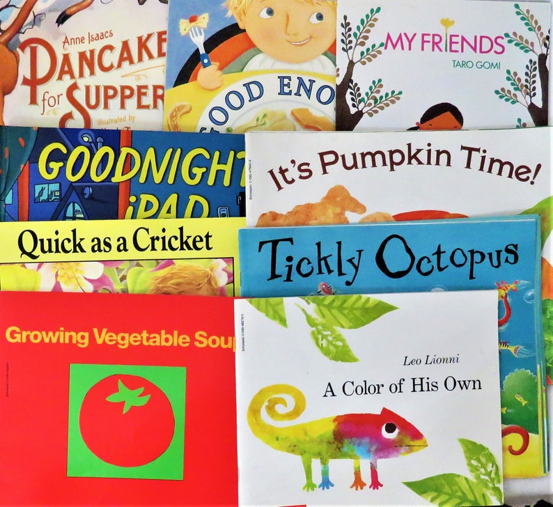 STORY / PICTURE Books for Preschool and Elementary Ages Set of 9 Story ...