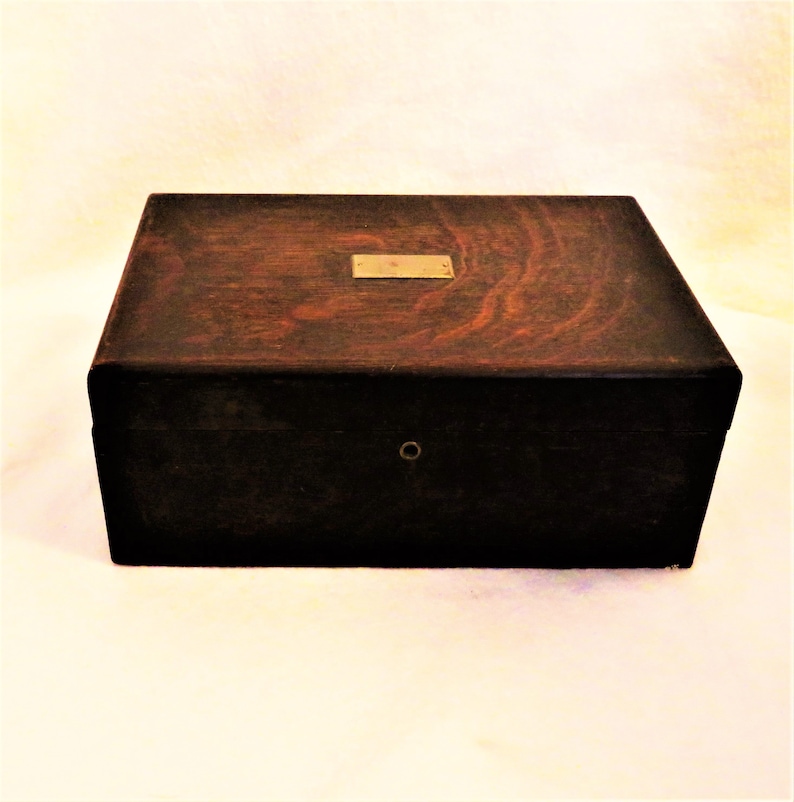 Vintage Tin-lined Humidor Cigar Box Sturdy Cigar Box Measures 11 1/2 X ...